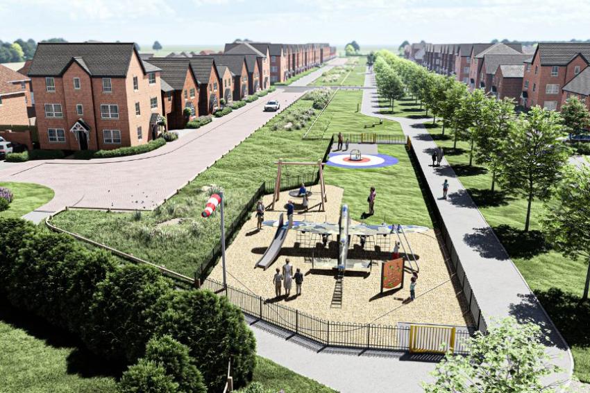 Ashbourne Airfield, Ashbourne by David Wilson Homes